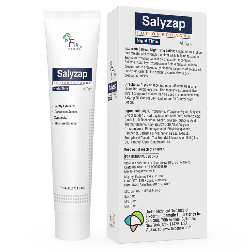 Buy Salyzap Night Time Lotion for Acne-Prone Skin – Zee Healthcare ...